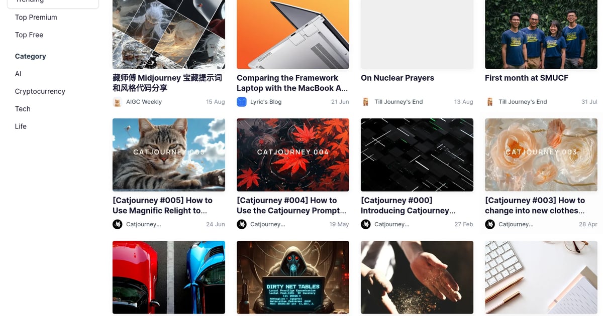 📰 New Features: Explore Page, Custom Umami Instance, Daily Reports, and ...